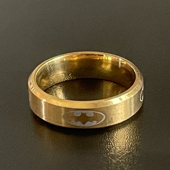 Jewelry | 6mm Gold Batman Ring | Poshmark